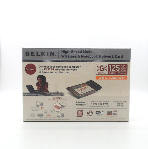 Belkin Wireless G Notebook Card - New Unopened Box | eBay
