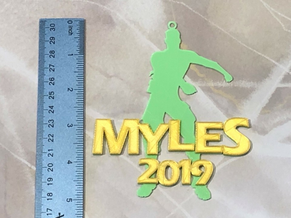 Floss Ornament, Custom Fort Christmas Nite Ornament Personalized | eBay