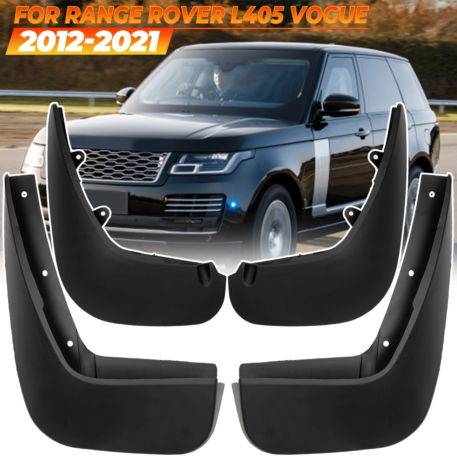 FOR RANGE ROVER VOGUE L405 2012-2021 FRONT REAR MUD FLAPS MUDGUARDS ...
