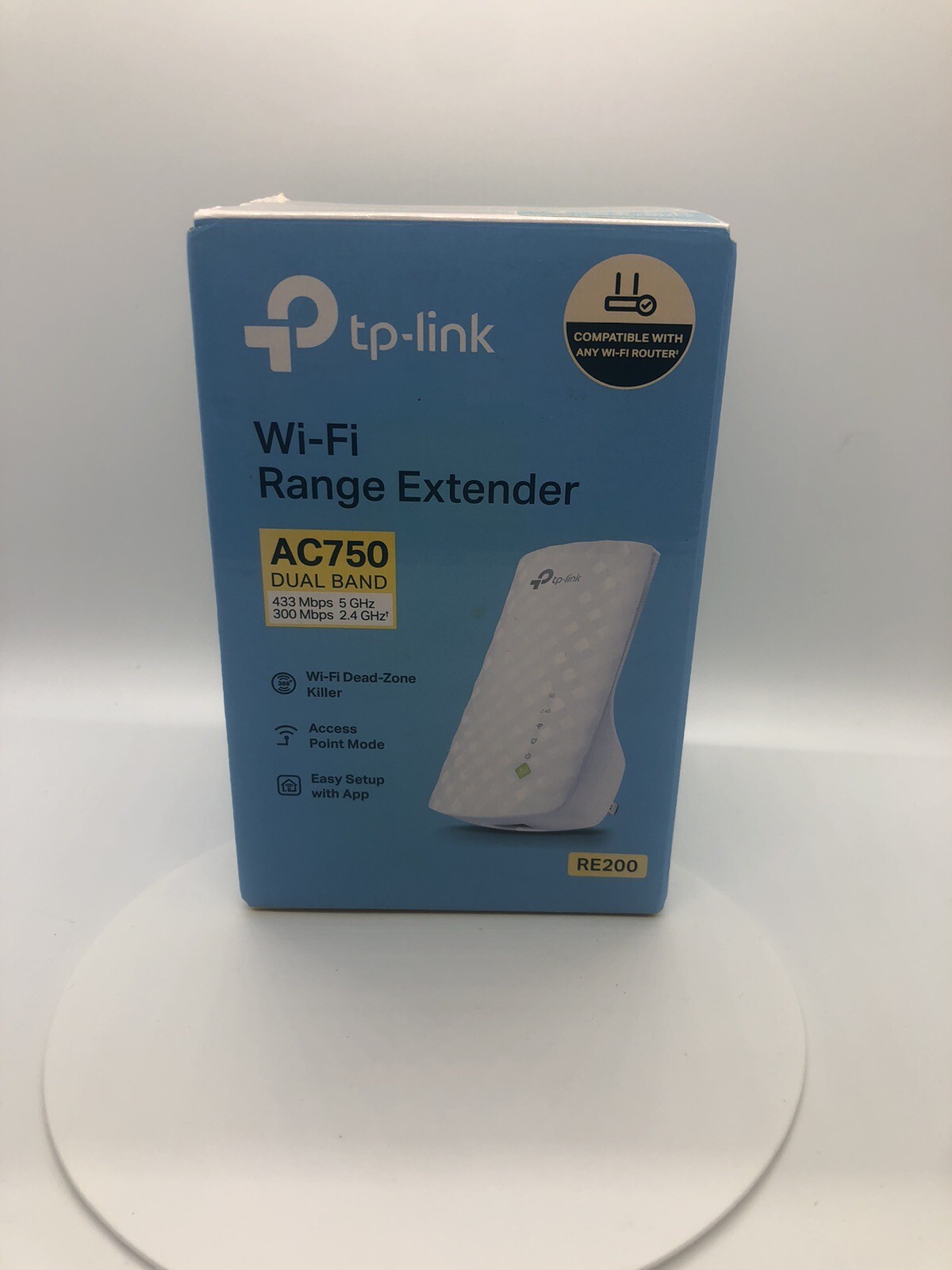 TP-LINK AC750 MESH WiFi Range Extender AC750 Easy Setup Eliminate Dead ...