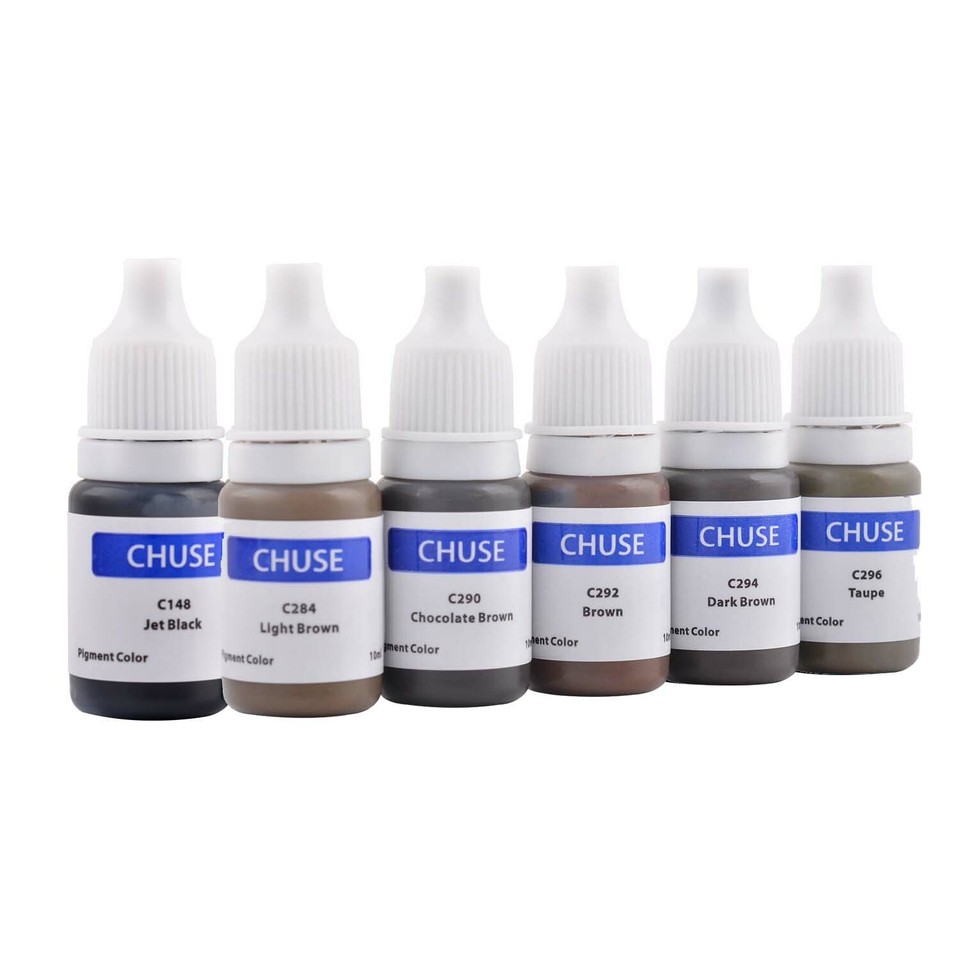 CHUSE Permanent Makeup Pigment Tattoo Ink For Eyebrow Microblading ...