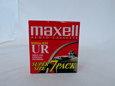 Maxell 108575 Normal Bias UR Audio Cassette - 7 Pack 25215109577| eBay