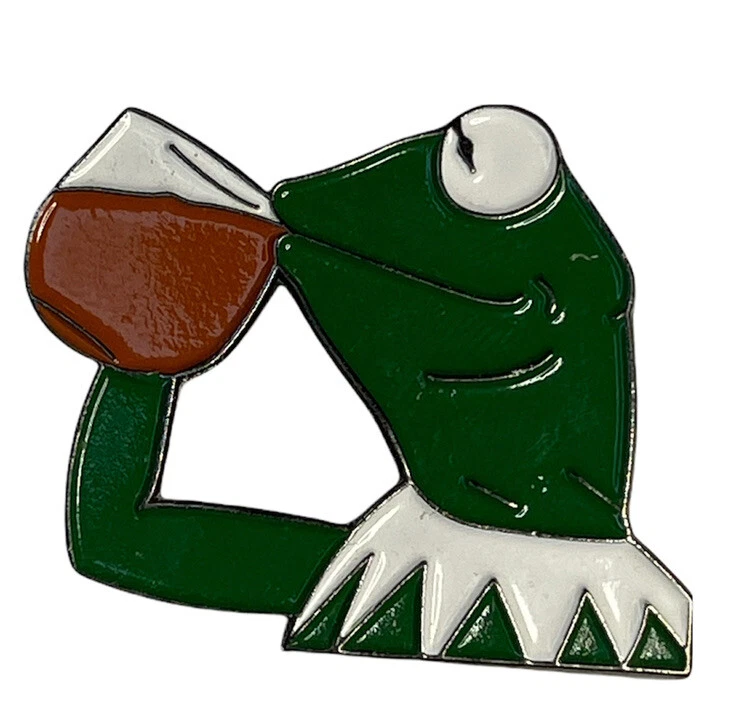 Kermit The Frog Drinking Tea