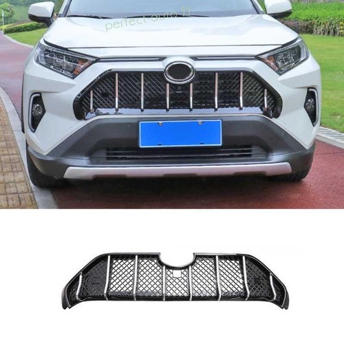 For Toyota RAV4 2019-2023 2024 Gloss Black Front Bumper Center Mesh ...