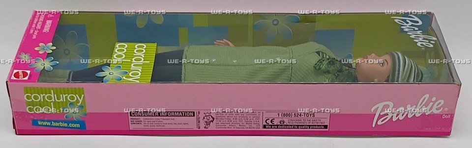 Barbie Corduroy Cool Brunette with Green Fashions Doll 1999 Mattel ...
