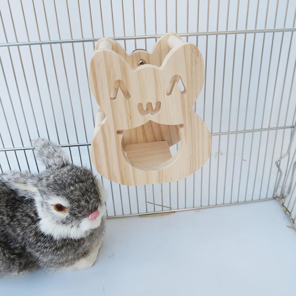 Rabbit Grass Rack Grass Dispenser Easy Clean Creative Chew | eBay UK