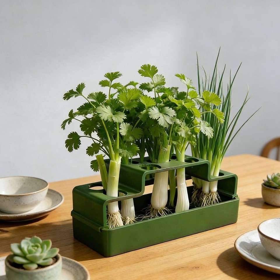Lettuce Chives Tray Plastic Chives Hydroponic Planter for Home ...