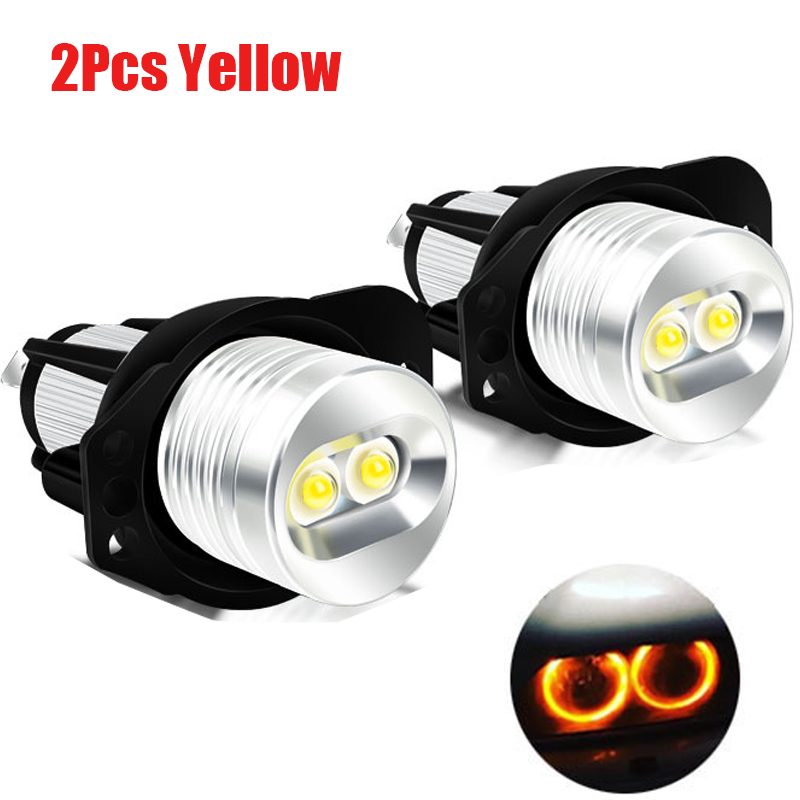 Aluminum Fog Lights LED 10W for E90 E91 White Red Yellow Blue Car ...