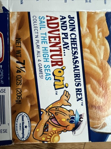 1992 Kraft Mac & Cheese Cheesasaurus Rex - ADVENTUR’ONI - Sail The High ...