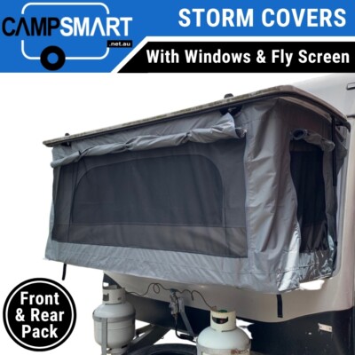Waterproof Storm Covers & Windows for Jayco Expanda, Front & Rear Bed ...