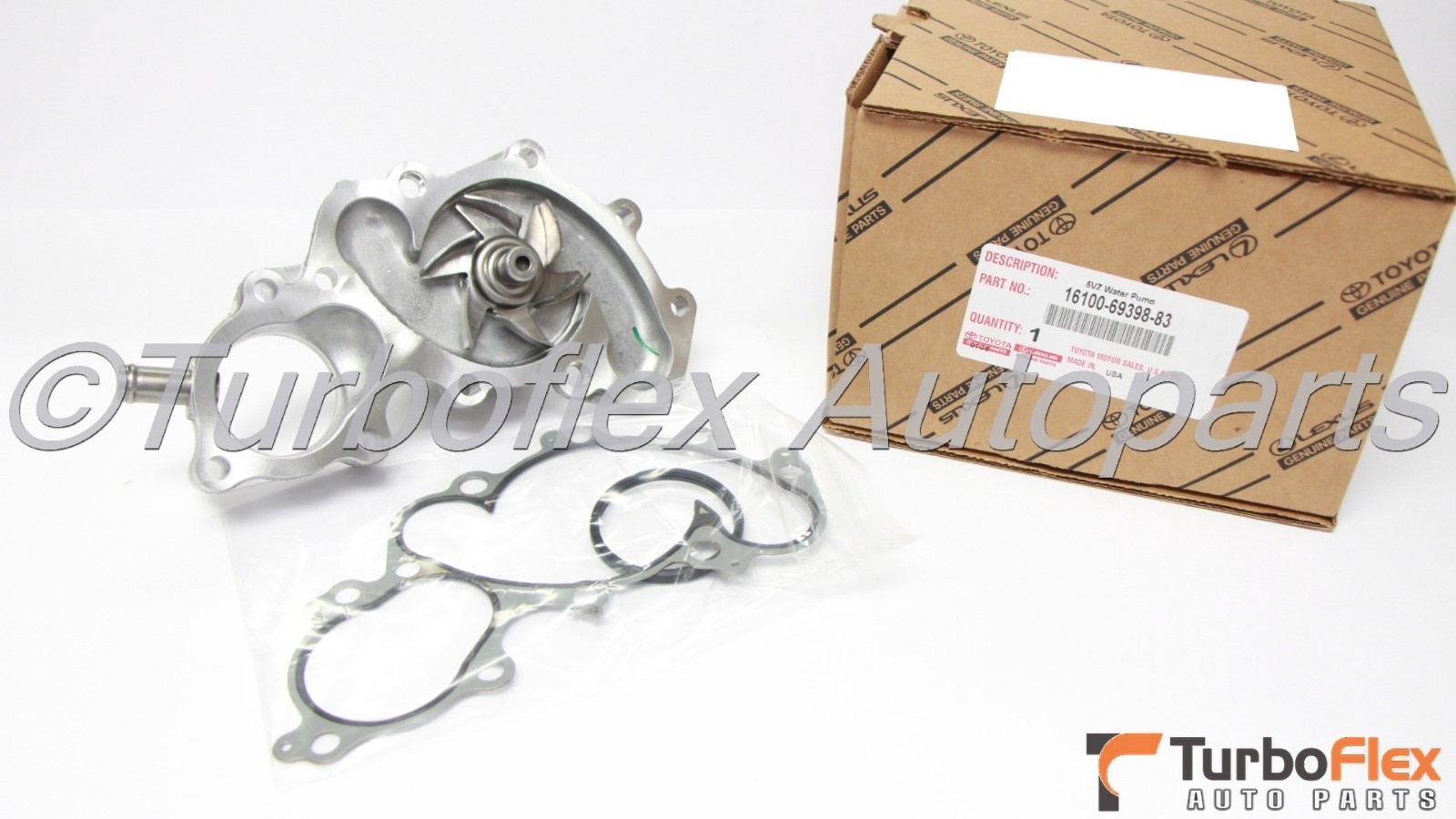 Toyota Tacoma Tundra T100 4Runner V6 3.4L 5VZ-FE Water Pump 16100-69398 ...