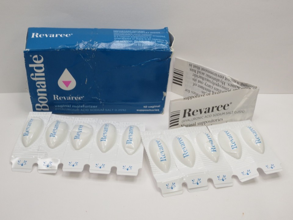 BONAFIDE REVAREE VAGINAL MOISTURIZER 10 SUPPOSITORIES & CLAIRVEE BONUS ...