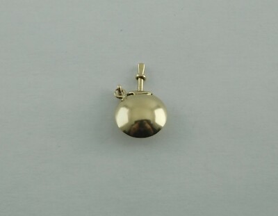 18K Yellow Gold Mate' Calabash Pendant/Charm with Bombilla/Masassa | eBay
