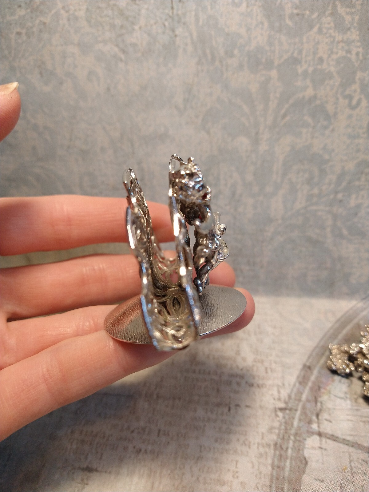 Vintage Volupte Figural Pixie, Imp, faerie Lipstick and Ring Holder | eBay