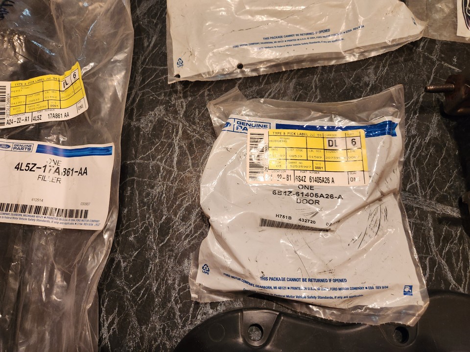 NOS Ford Parts Lot! New Ford And Motorcraft Parts In Original Packaging ...