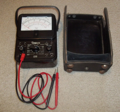 SIMPSON 260 Series 6 VOM METER MULTIMETER - Reconditioned; Tested WORKS ...