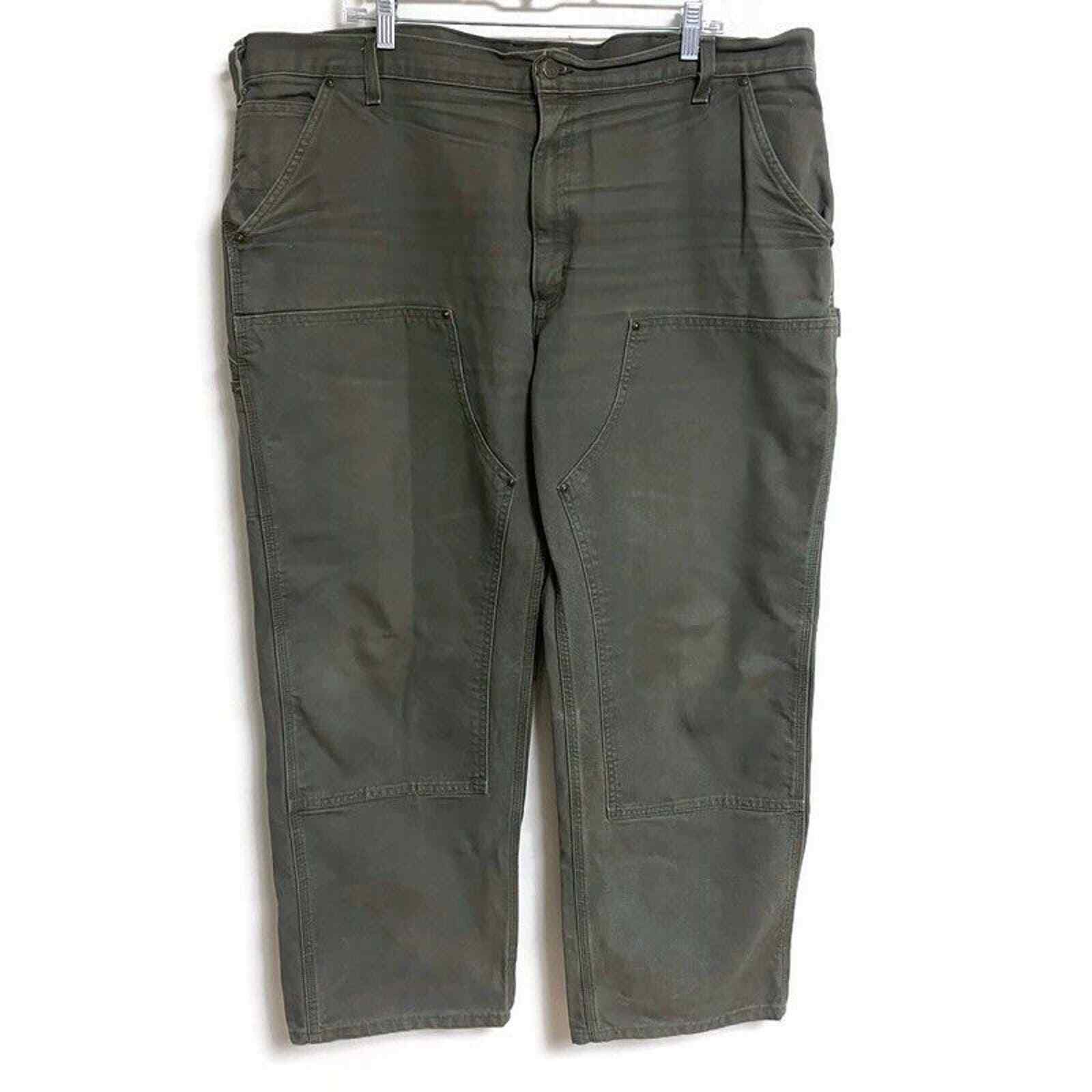 Carhartt Double Knee Green B136 MOS Men's 42x29 Work … - Gem