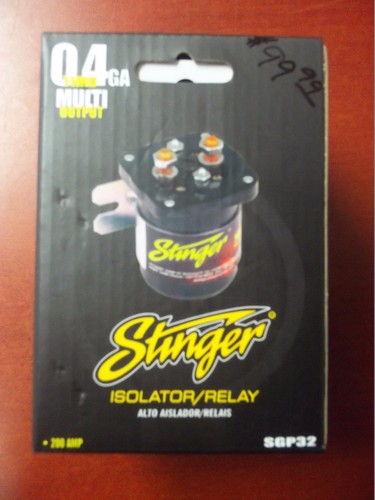 NEW STINGER SGP32 200 AMP BATTERY ISOLATOR / RELAY FOR SECOND BATTERY ...