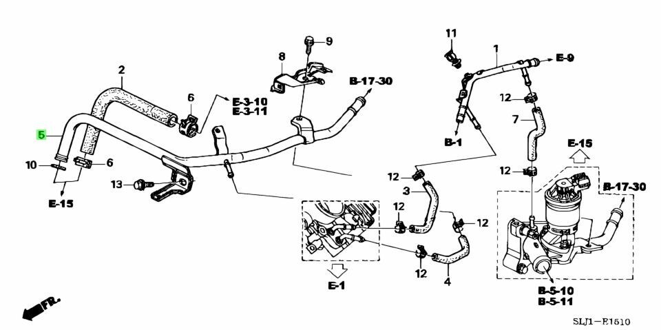 HONDA Genuine CIVIC FN2 FD2 STEP WGN RG1 RG2 PIPE COMP HEATER 19510-RTA ...