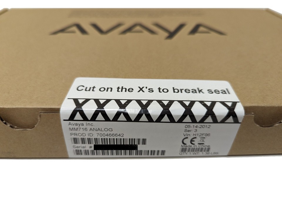 Avaya MM716 Analog Media Module 700466642 New Sealed | eBay