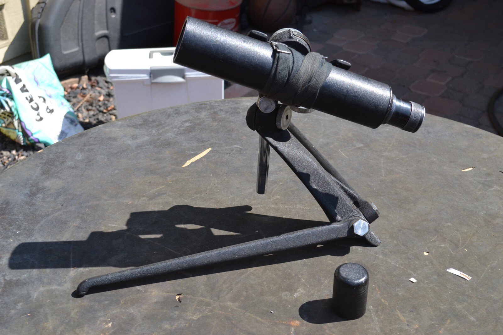 VINTAGE DAVIDSON MARK 245 BAUSCH & LOMB SPOTTING SCOPE w TRIPOD | eBay