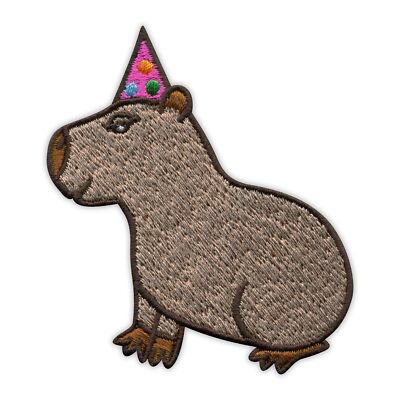 Capybara Avec Fête Chapeau Patch / Badge Brodé | eBay