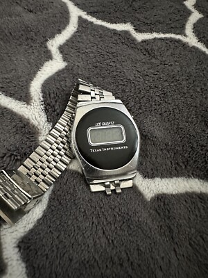 Vintage Texas Instruments LCD Digital Watch As Is For Parts | eBay
