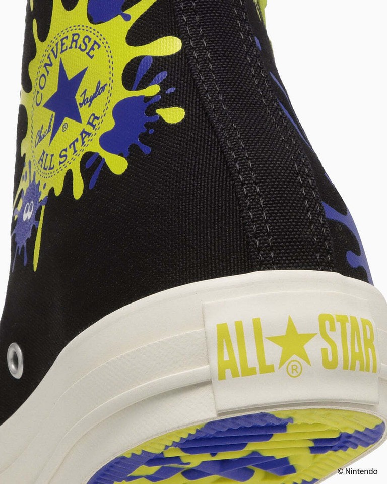 Converse Splatoon 3 All Star Chuck Taylor black sneakers Nintendo ...