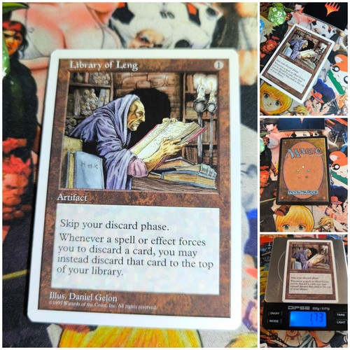 MTG Library Of Leng Nm ⚪ Fifth Edition 1997 Magic The Gathering ...