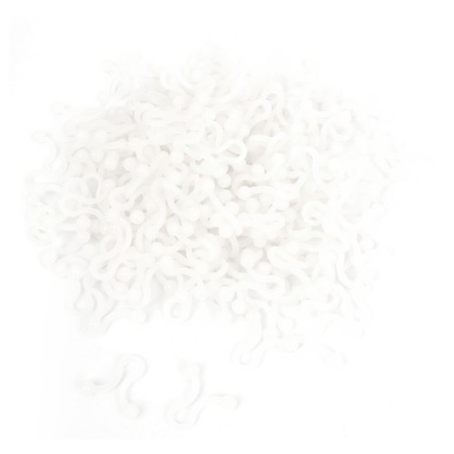 Household 5mm Dia Wire Clips Twist Lock Cable Ties White 1000PCS ...