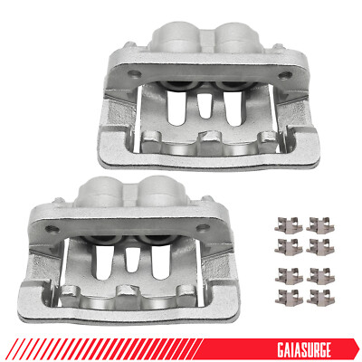 Rear Disc Brake Calipers w/ Brackets For 2008-2012 Ford F-250 F-350 ...
