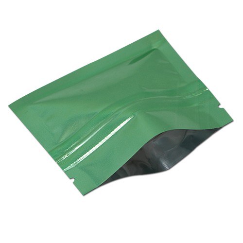 50 - 100X Green Smell Proof Foil for Zip Bags Food Lock Seal Aluminum ...