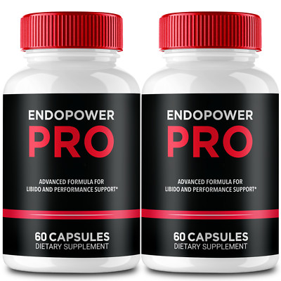 (2 Pack) Endopower Pro Capsules, Endo Power Pro Men Dietary Supplement ...