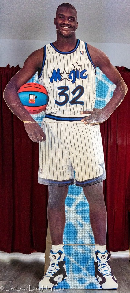 SHAQ ATTAQ Shaquille Oneal LIFE SIZE CUTOUT STANDEE Cardboard Vintage ...
