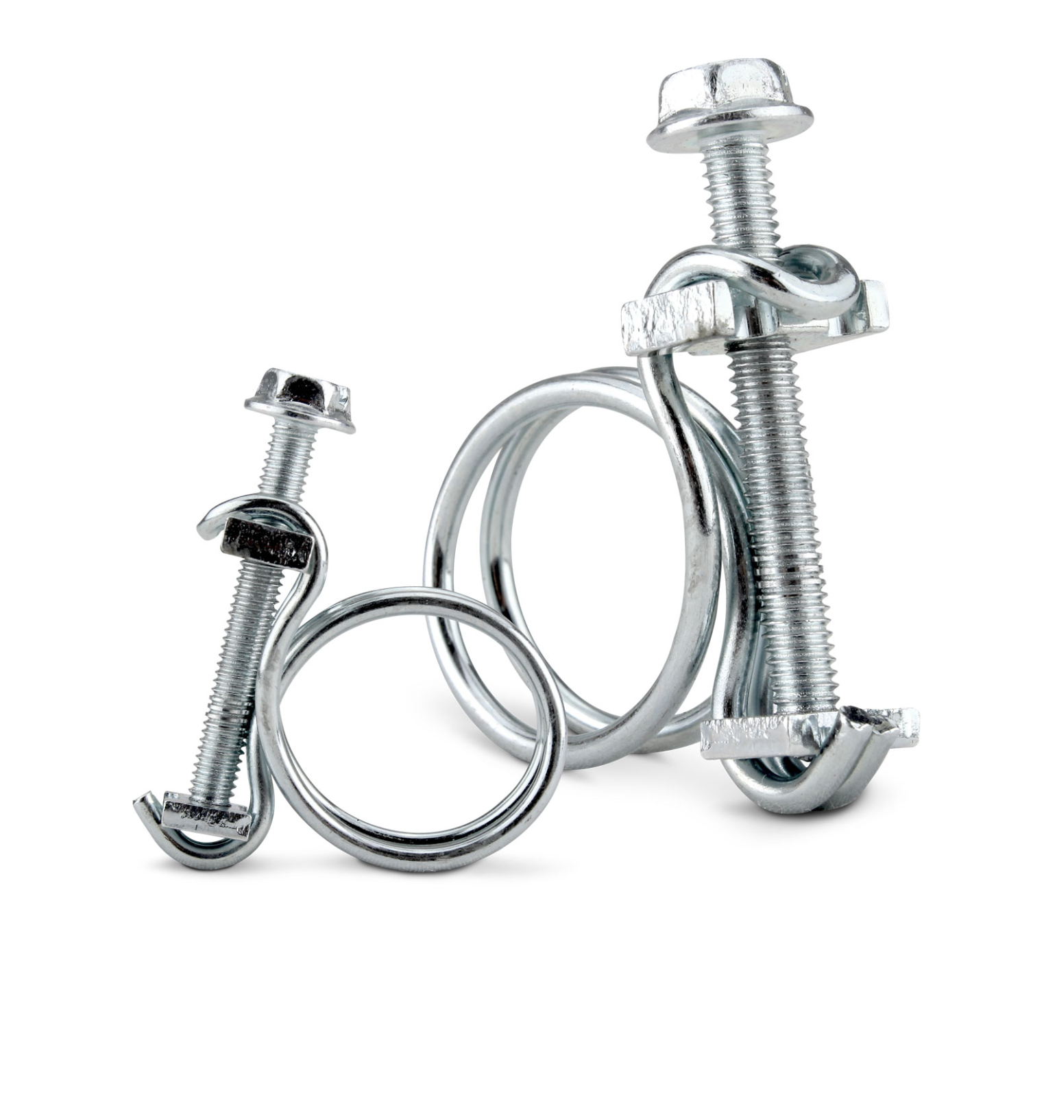 Double Wire Hose Clips Pond Hose Clamps Spiral Pipe & Ribbed Tube ...