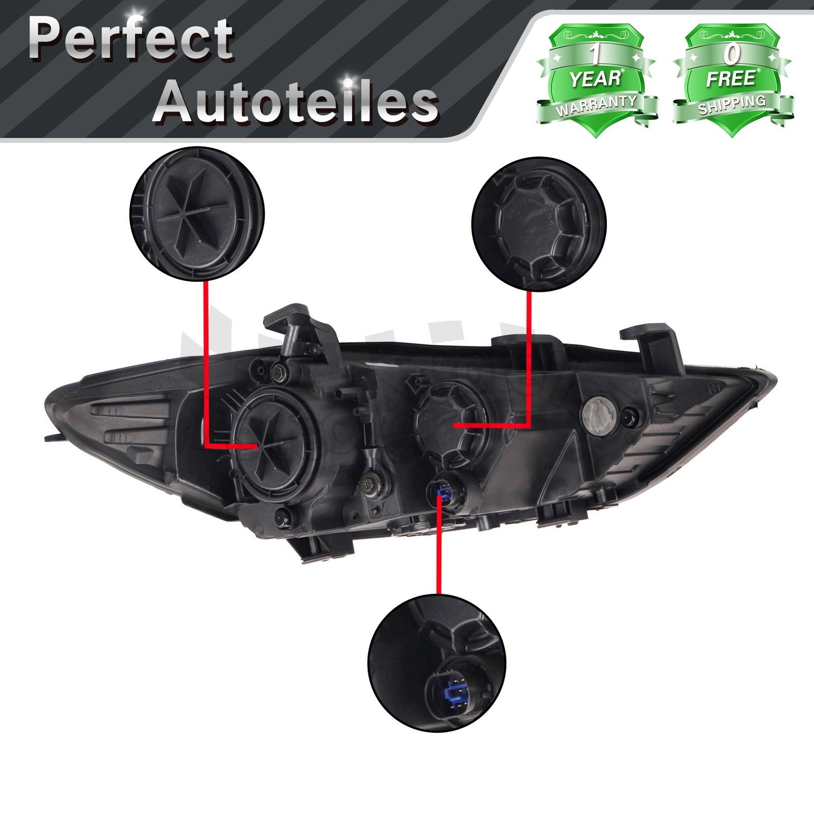 For 2017-18 Hyundai Elantra Sedan Headlight Assembly Left HY2503206 ...