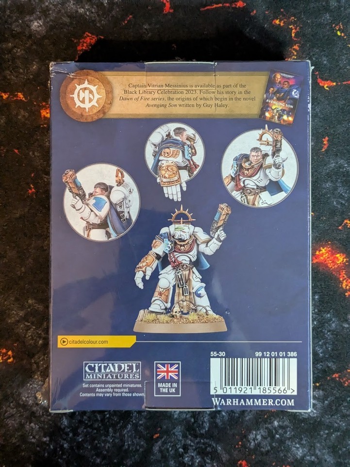 Captain Messinius Space Marines - Warhammer 40K Black Library - New ...
