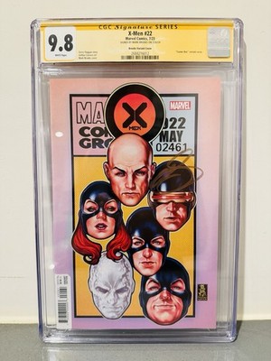 X-MEN #22 BROOKS CORNER BOX VARIANT CGC SS 9.8 SIGNED BY MARK BROOKS | eBay