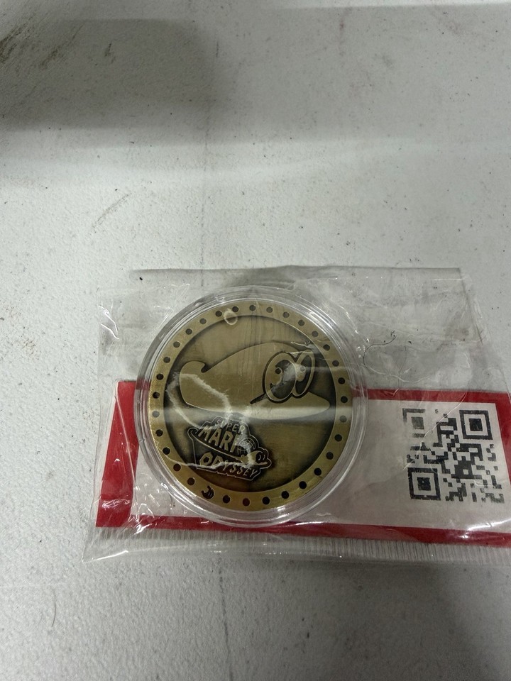 Super Mario Odyssey - Cappy Collectible Gold Coin - Switch | eBay UK