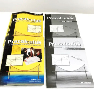 ABeka Precalculus with Trigonometry and Analytical Geometry Homeschool ...