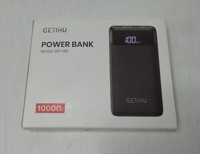 GETIHU Portable Charger BG-140, 10000mAh/37Wh 5V/3A USB C In/Out Power ...