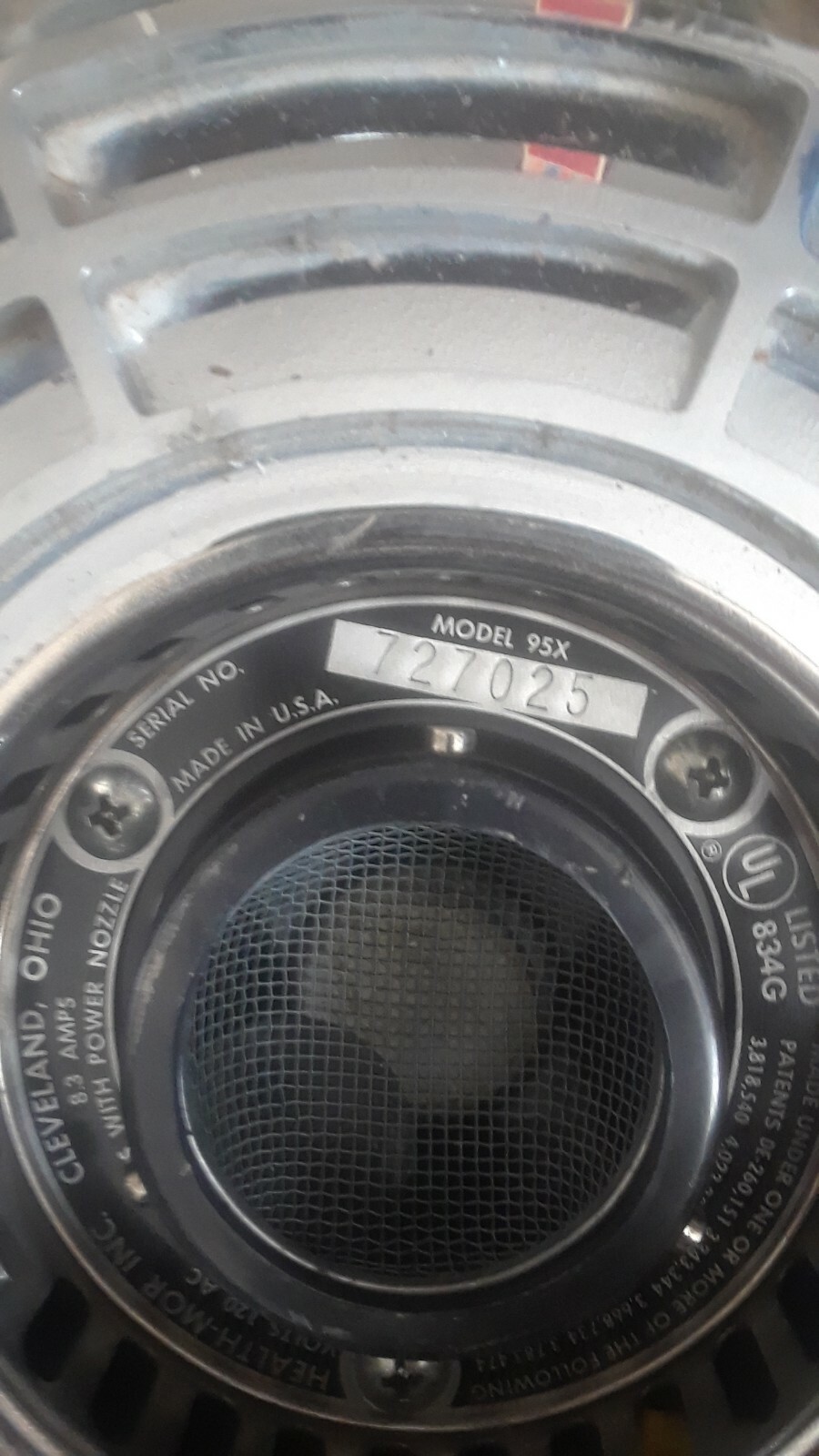 Filter Queen Model 95X Replacement Motor and canister, Tested/Works ...