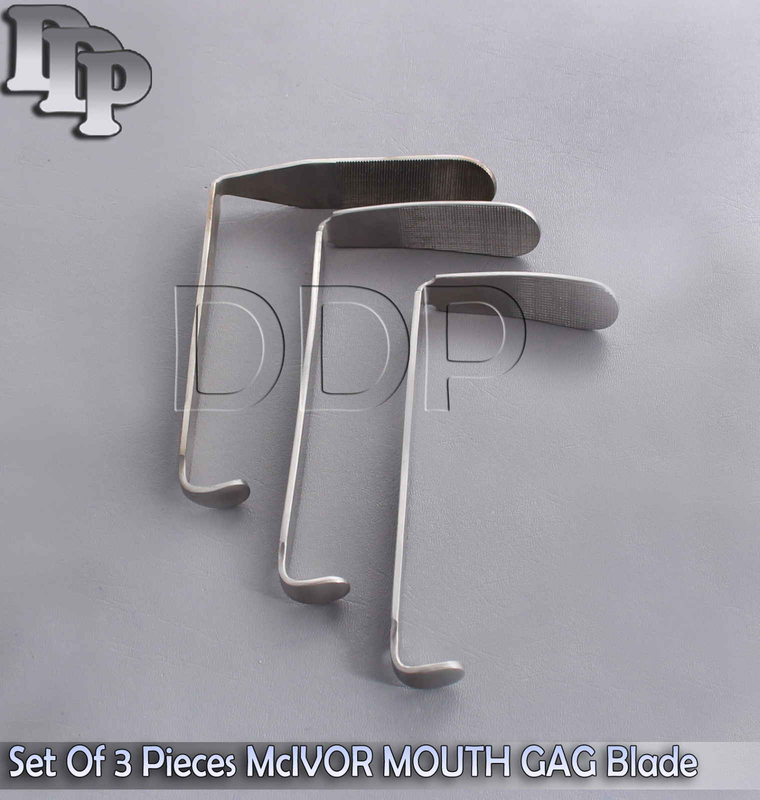 Set Of 3 Pieces McIVOR MOUTH GAG Blade Surgical Dental ENT Tonsil ...