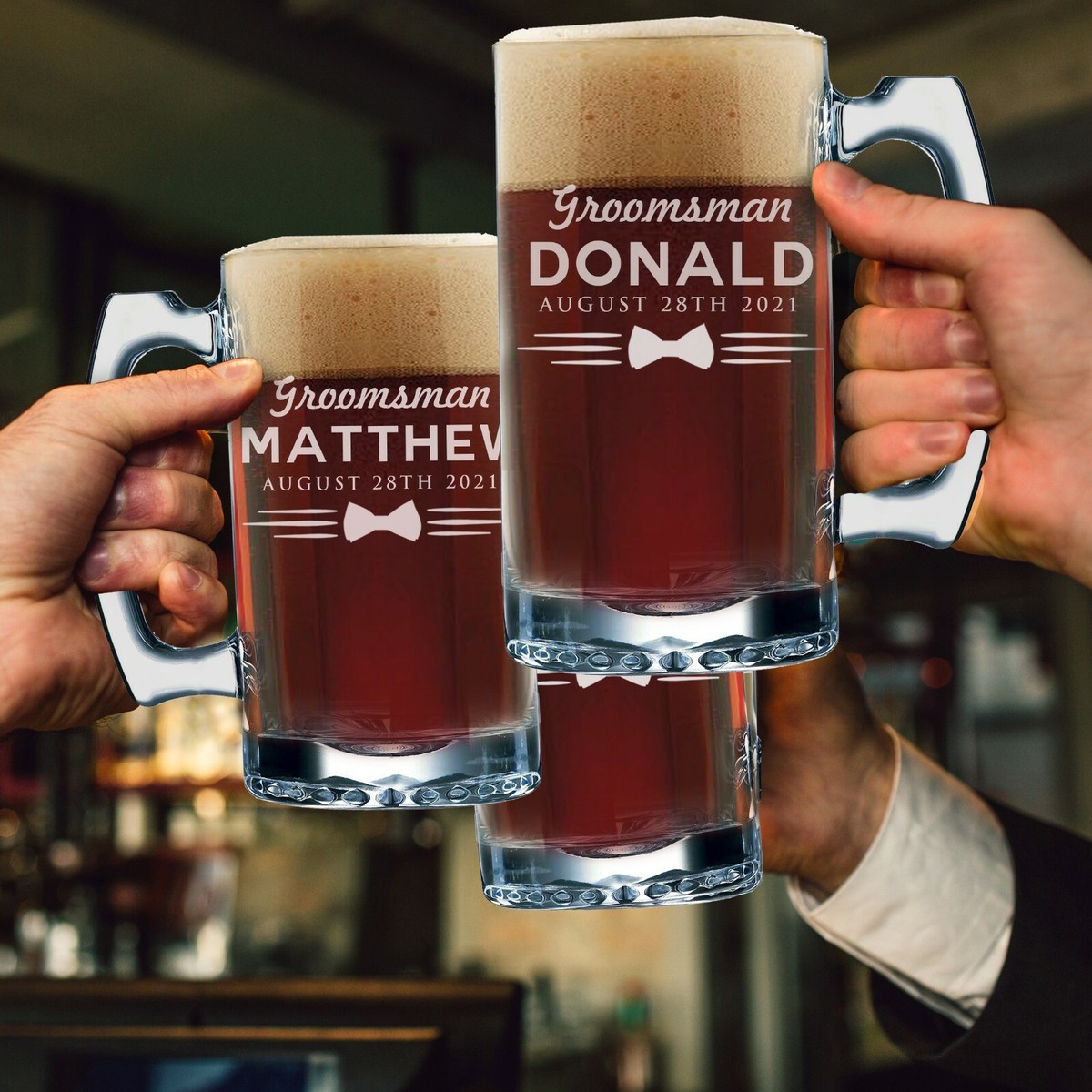 Custom Engraved Beer Glasses Personalized Pint Glasses | Custom