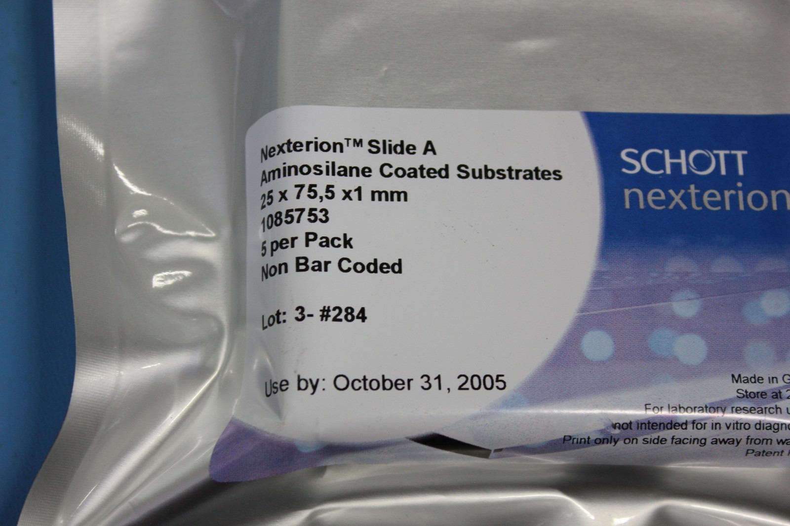 5 New Schott Nexterion Slide A Aminosilane Coated Substrates 1085753 | eBay