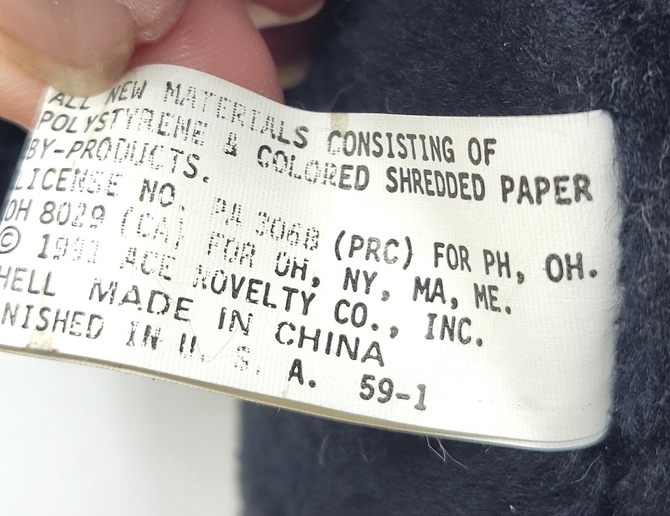 ACE Novelty Bald Eagle Bird Plush 1991 VTG Animal Cartoon Stuffed ...