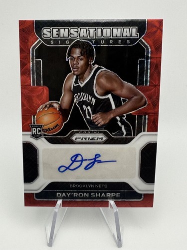 2021-22 Panini Prizm Day'Ron Sharpe Sensational Signatures SS-DAY RC ...