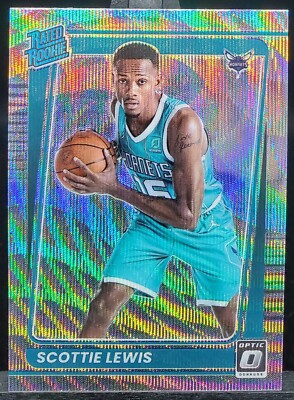 2021-22 Panini Donruss Optic Scottie Lewis Rated Rookie Silver Wave ...
