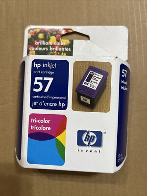 HP Inkjet Print Cartridge 57 Tri-Color C6657AC New 2004 - NO RETURN ...