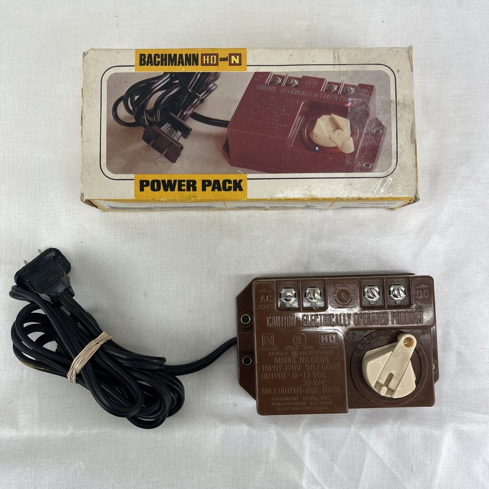 Bachmann Hobby Transformer Model 6605 HO & N Scale Train Power Pack | eBay